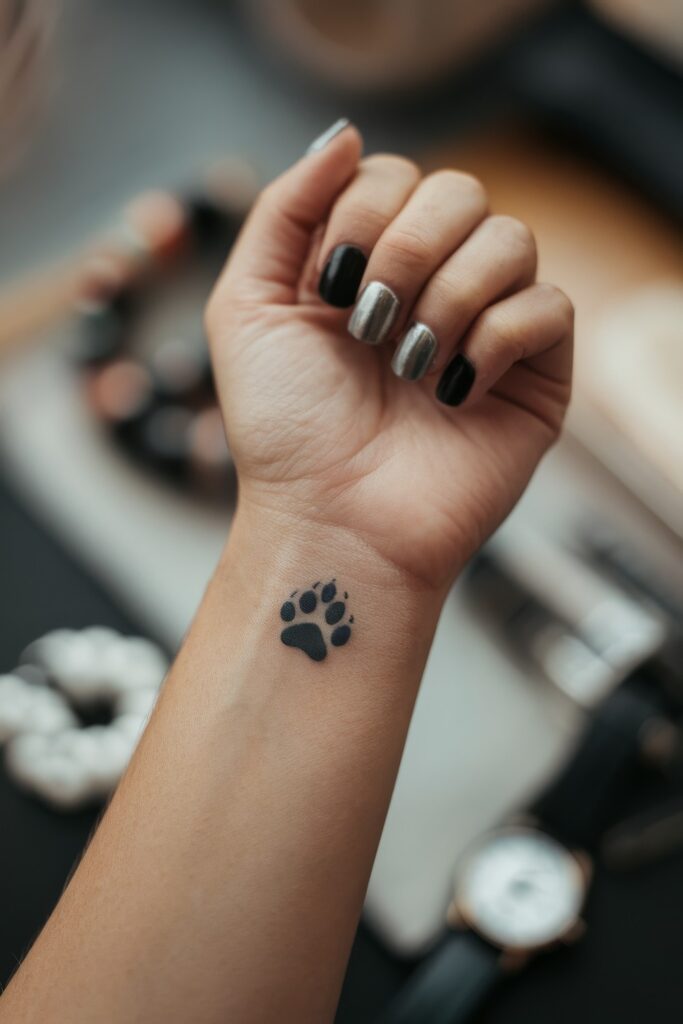 25 Adorable Dog Paws Tattoo Design Ideas – Skin And Needle