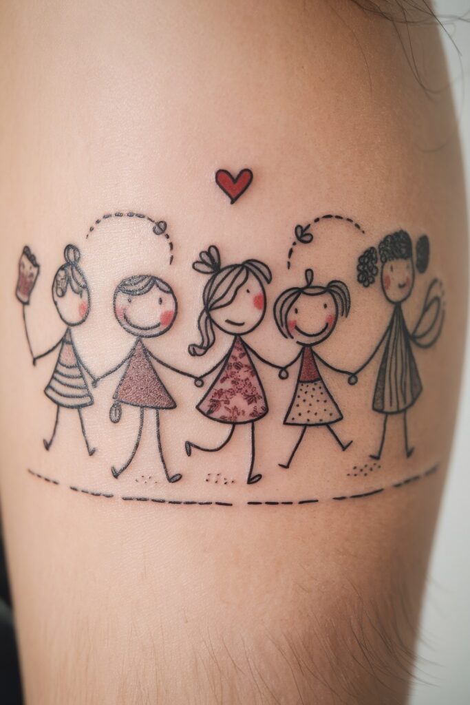 34 Heartfelt Family Tattoo Design Ideas - Skin And Needle