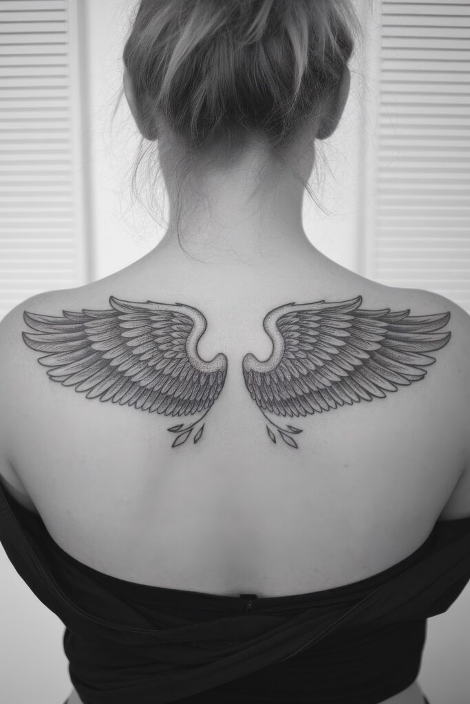 48 Stunning Angel Wing Tattoo Design Ideas – Skin And Needle