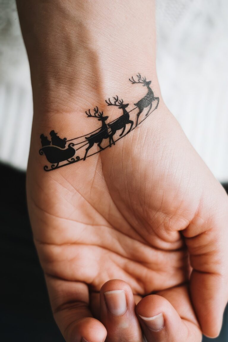 38 Great Christmas Tattoo Design Ideas to Celebrate the Season – Skin ...