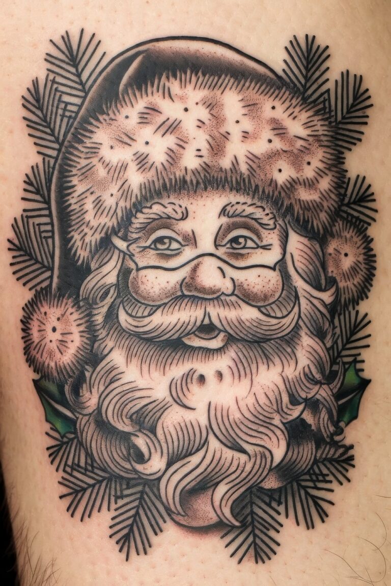 26 Stunning Christmas Tattoo Design Ideas to Celebrate the Season ...