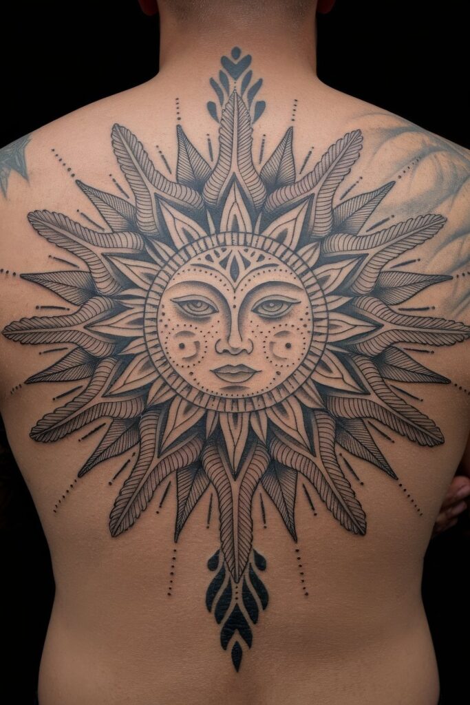 18 Stunning Sun Tattoo Design Ideas to Brighten Your Ink Collection ...