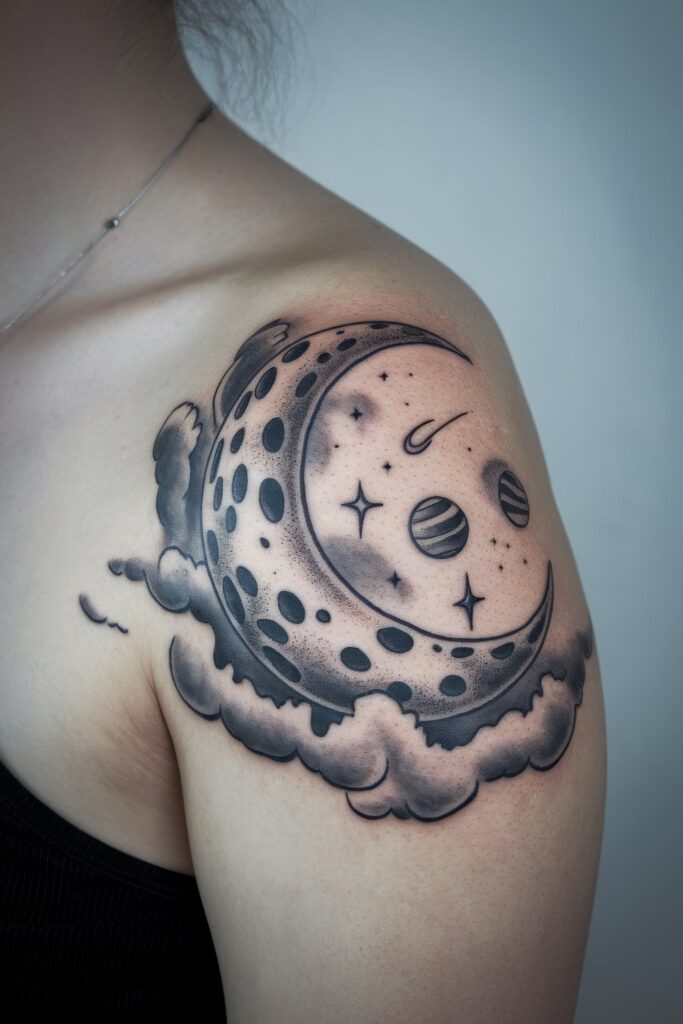 19 Stunning Moon Tattoo Design Ideas for Dreamers and Night Owls – Skin ...